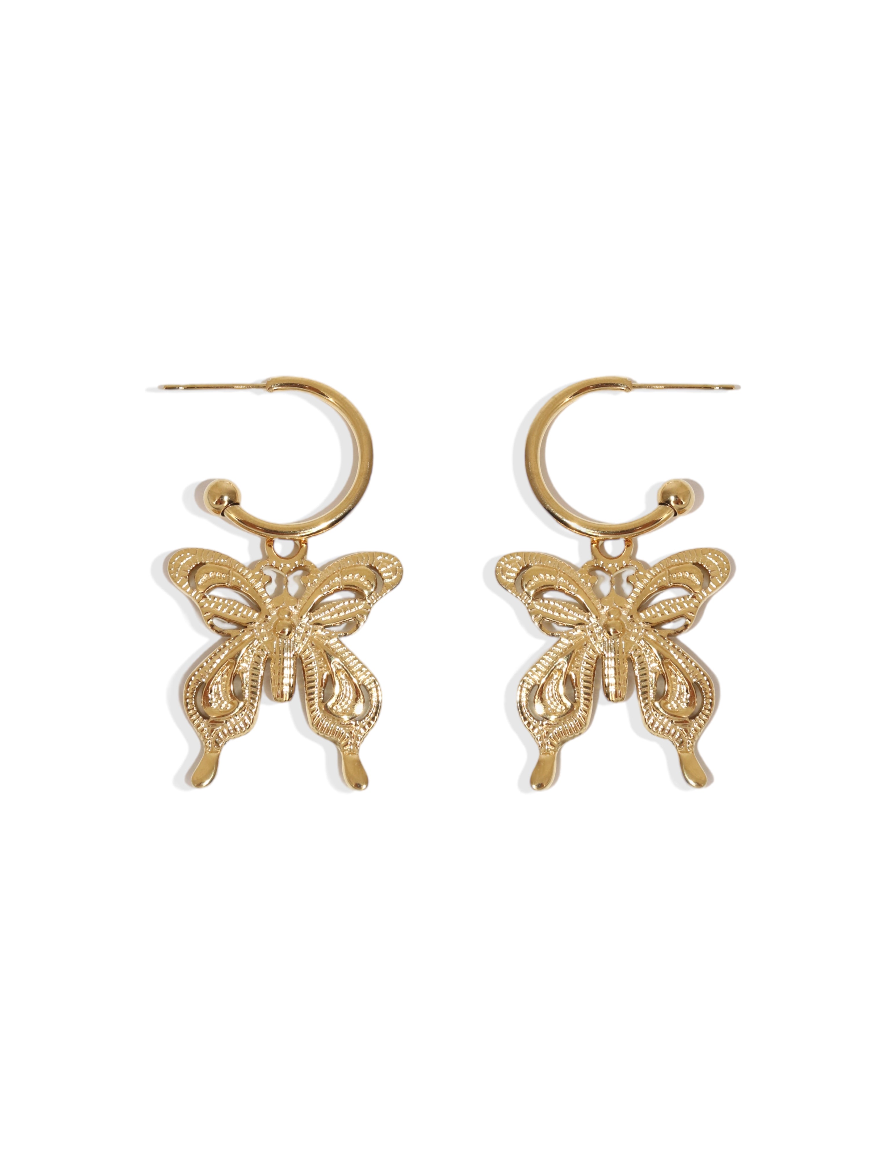 Lana Butterfly Hoops – Distorted Angels